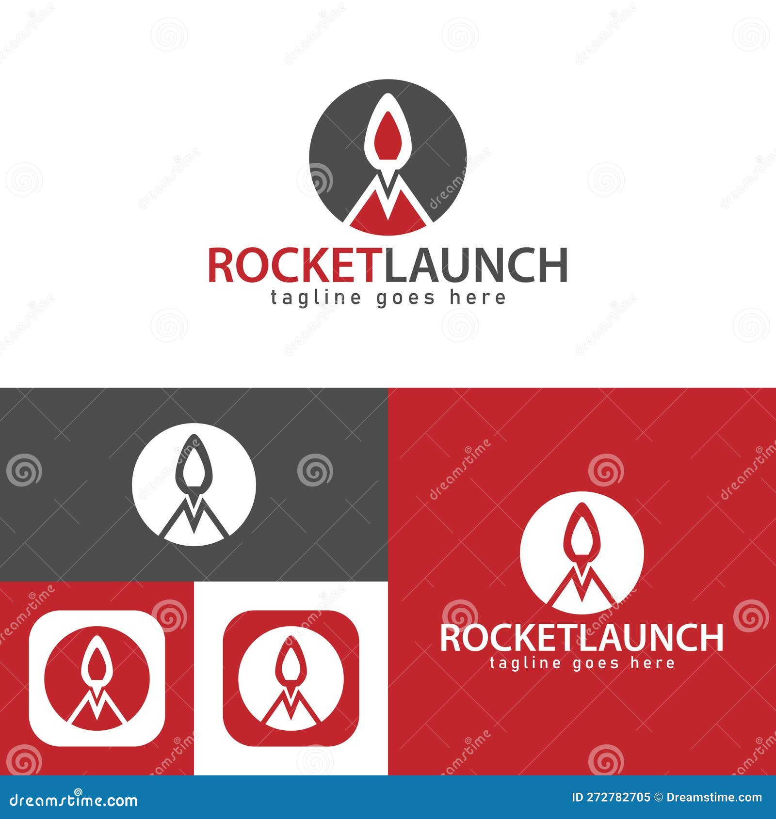 Rocket Launch Logo.Creative Modern Logo. Rocket Icon. Vector ...