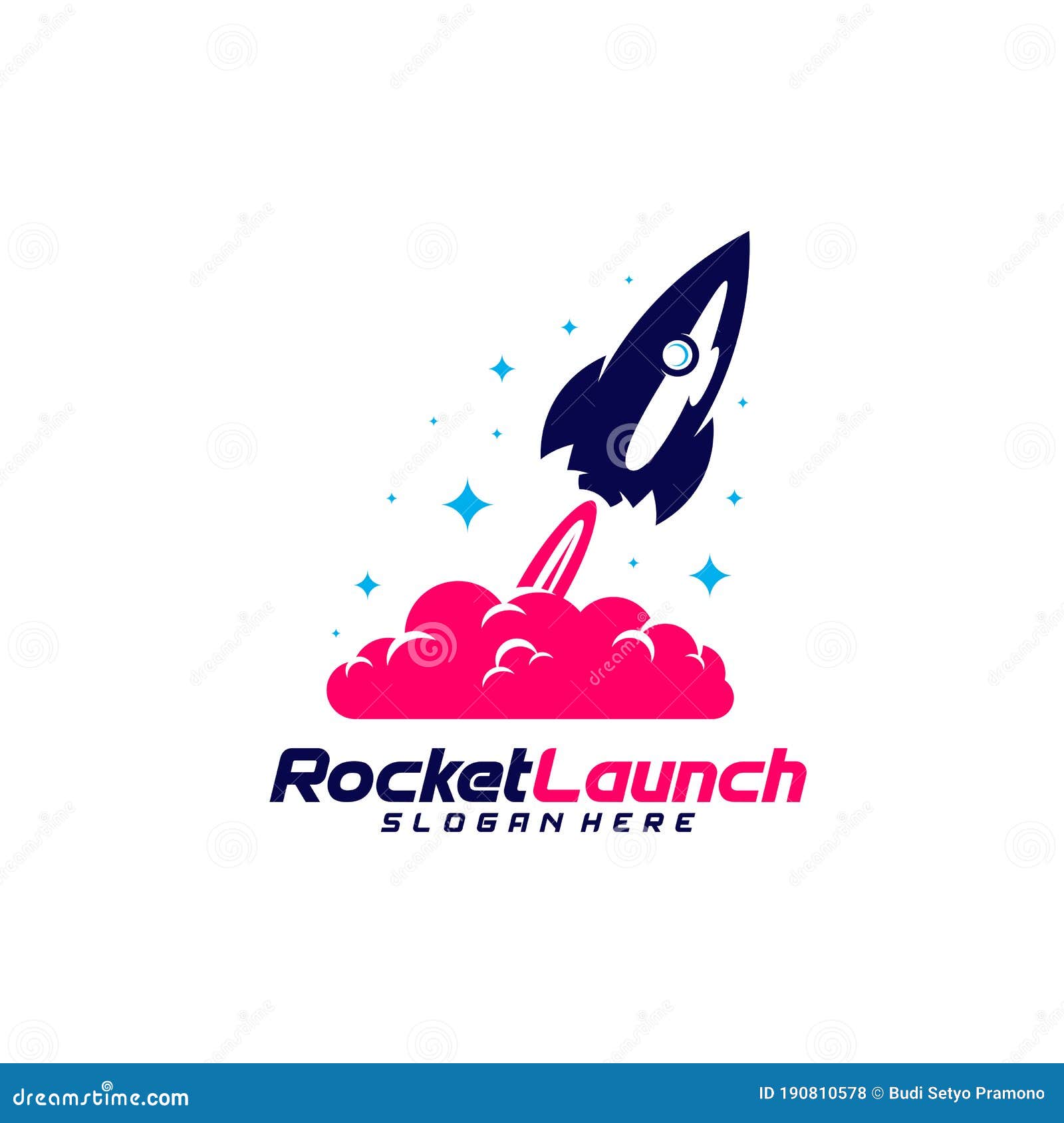 Rocket Launch Logo Design Vector Concept, Rocket Advance Technology ...