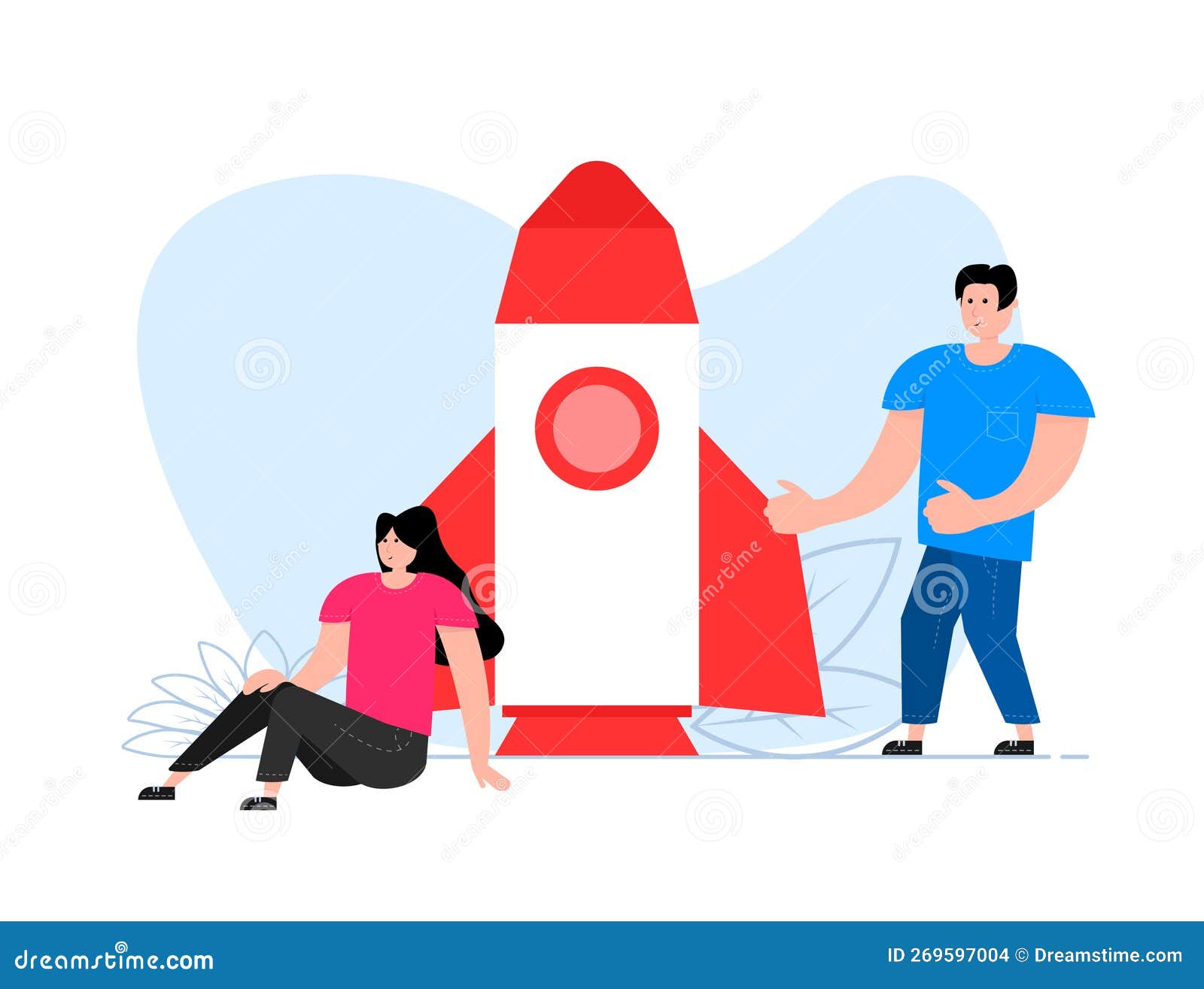 Rocket Launch. Spaceship Launch. Start Up. Super Developer. Stock ...