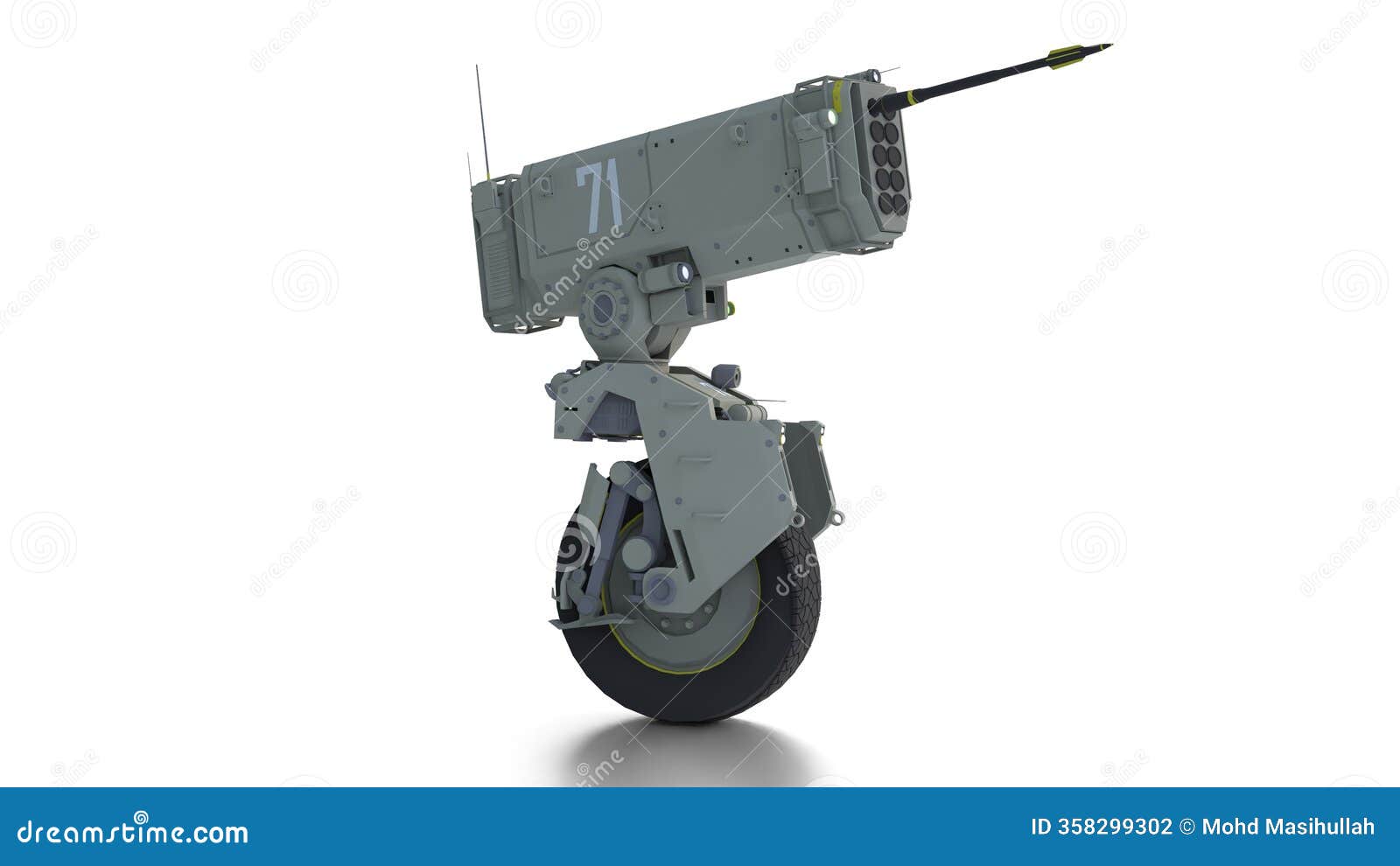 Rocket Launcher Line And Glyph Icon, Firearm And Grenade, Weapon Sign ...