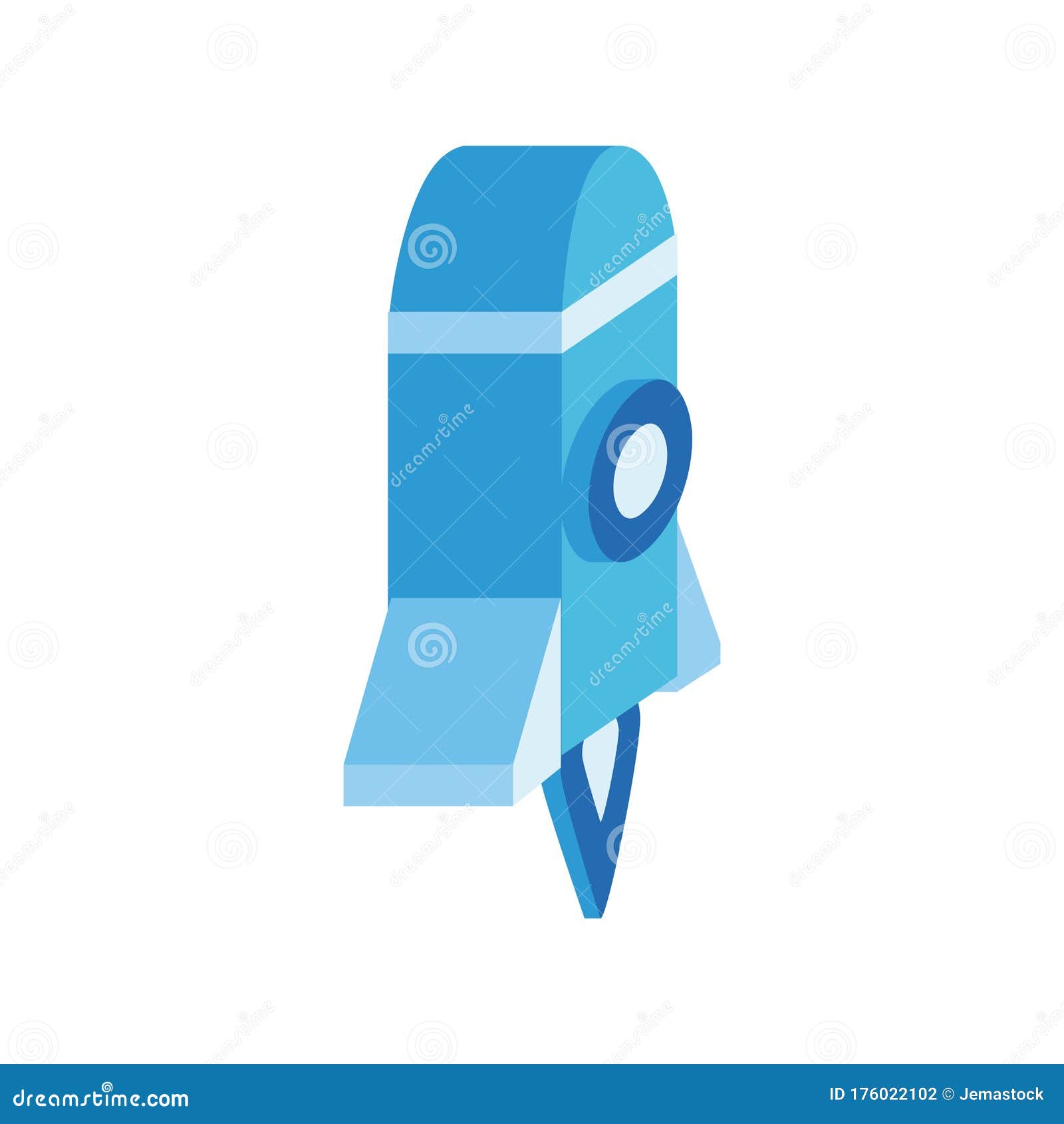 Rocket Launcher Isometric Style Icon Stock Vector - Illustration of ...