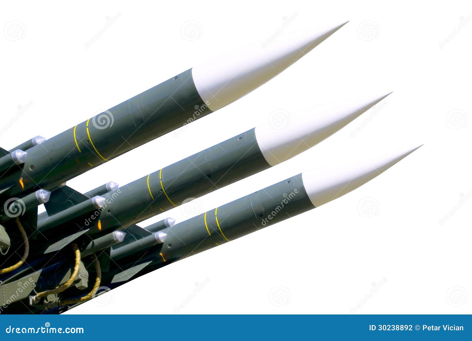 Rocket Launcher Missile Isolated Stock Photo - Image of launcher ...