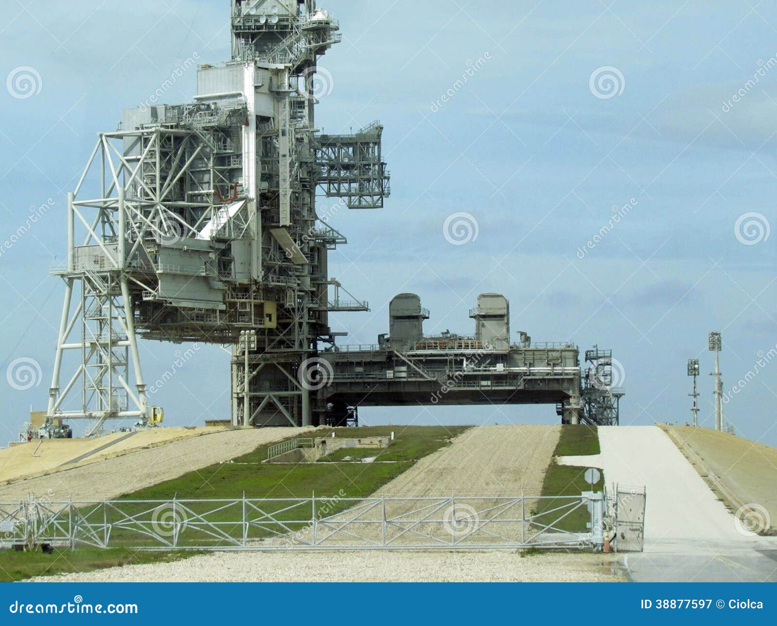 Rocket Launging Platform fotografía editorial. Imagen de centro - 38877597