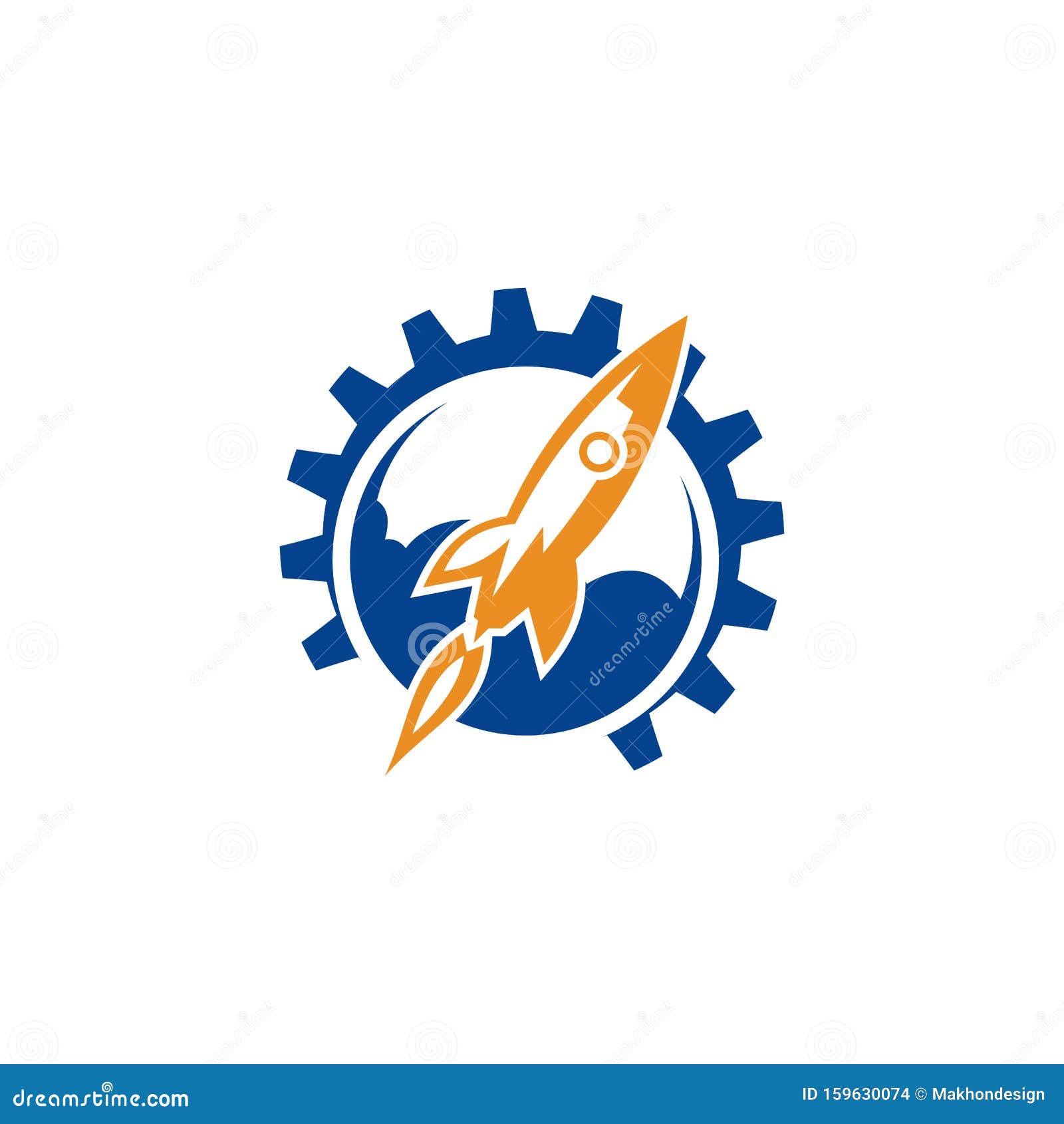 Rocket Vector Logo Template, Rocket - Space Ship Logo Template, Stock ...