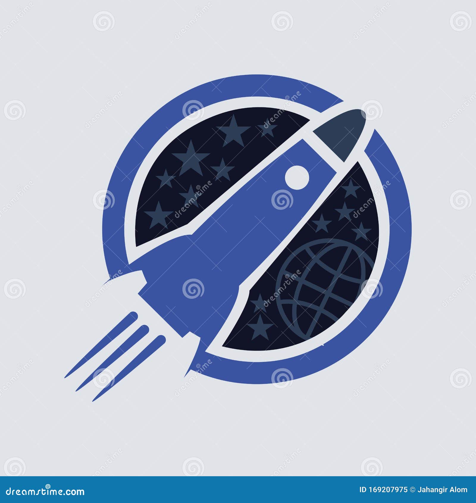 Rocket Logo Design Template Vector Stock Vector - Illustration of ...