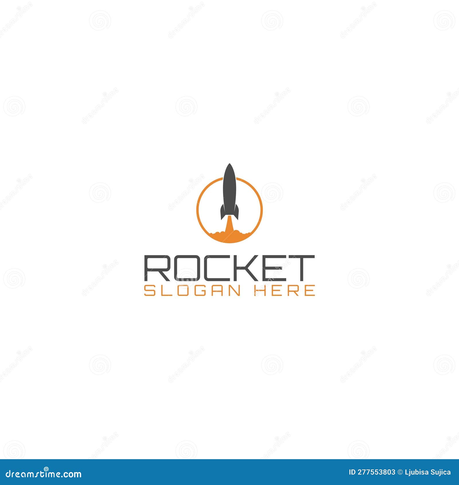 Rocket Logo Design Icon Template Isolated on White Background Stock ...