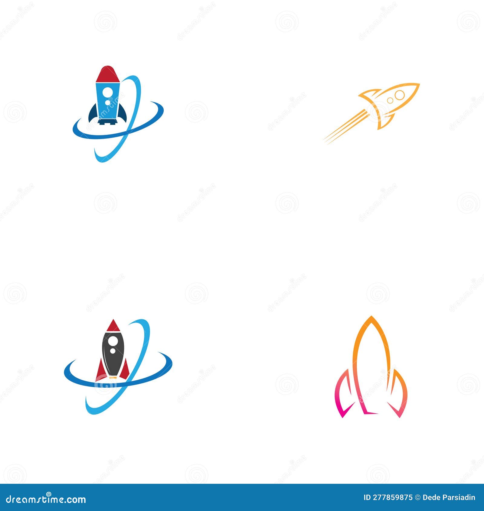 Rocket Logo Design Stock Vector, Rocket Logo Design Illustration Stock ...
