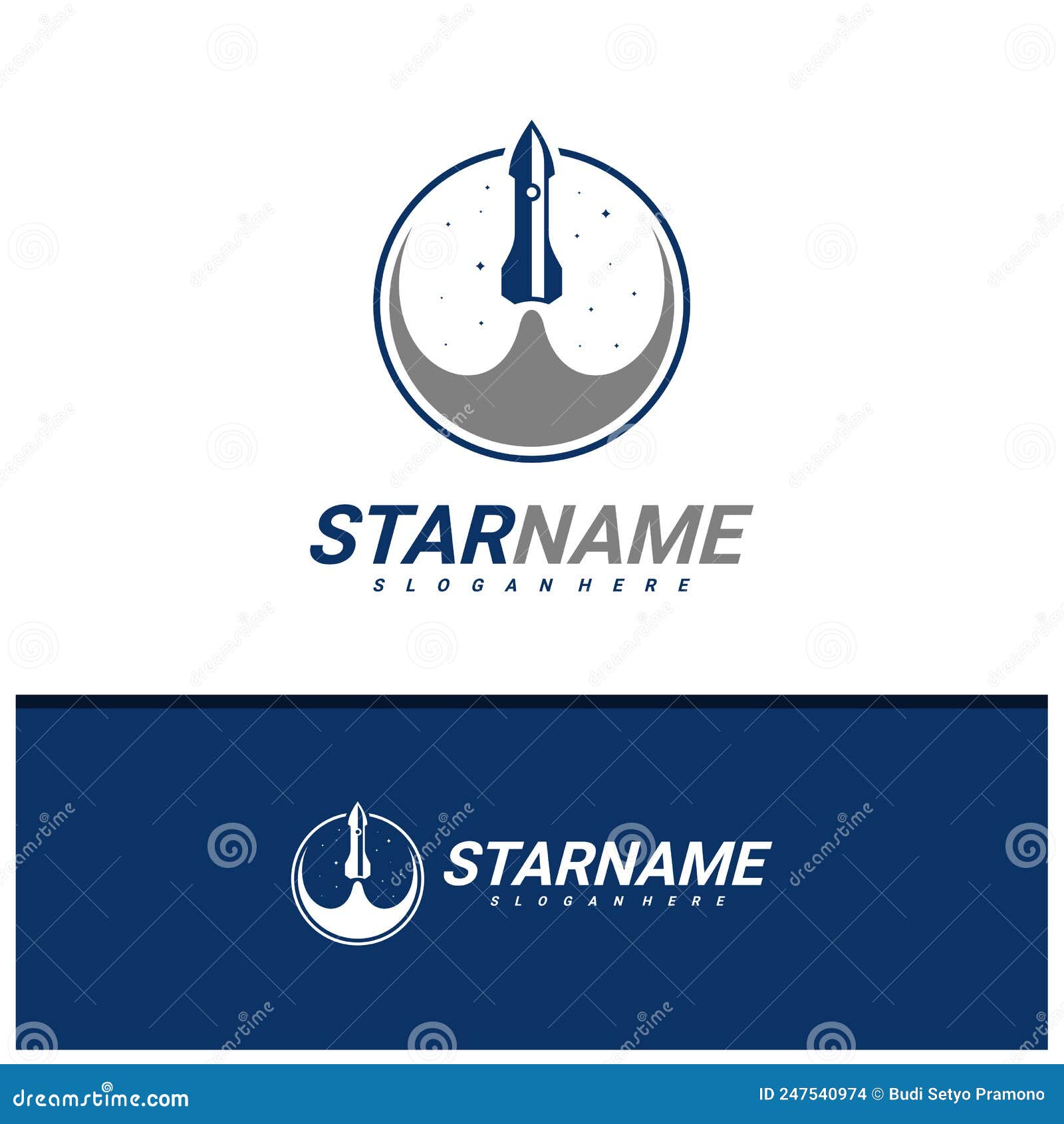 Rocket Logo Design Vector, Creative Rocket Logo Concepts Template ...