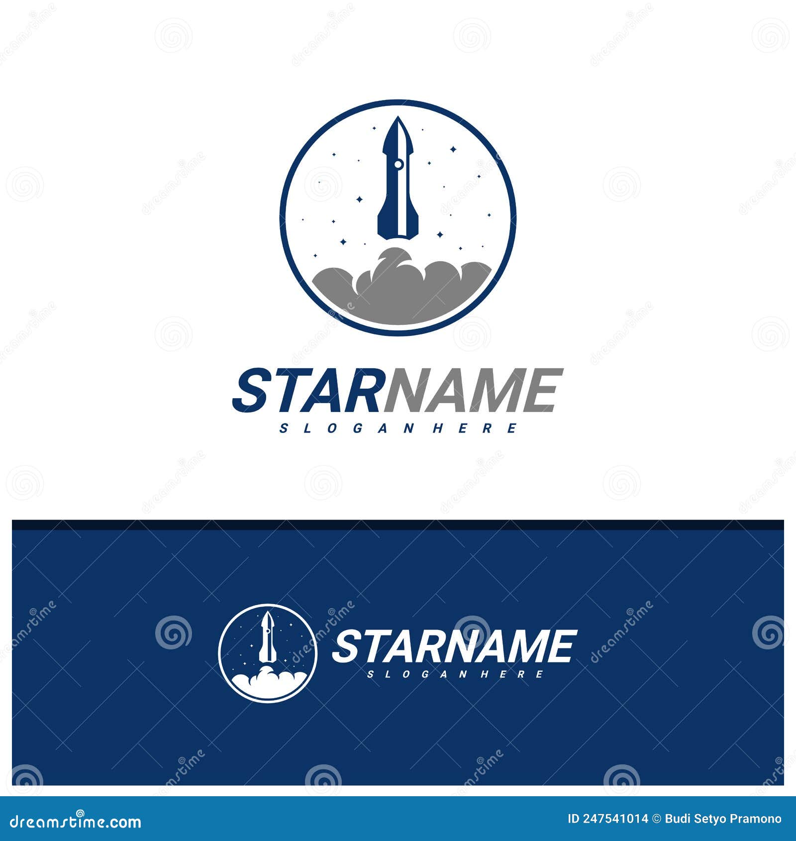 Rocket Logo Design Vector, Creative Rocket Logo Concepts Template ...
