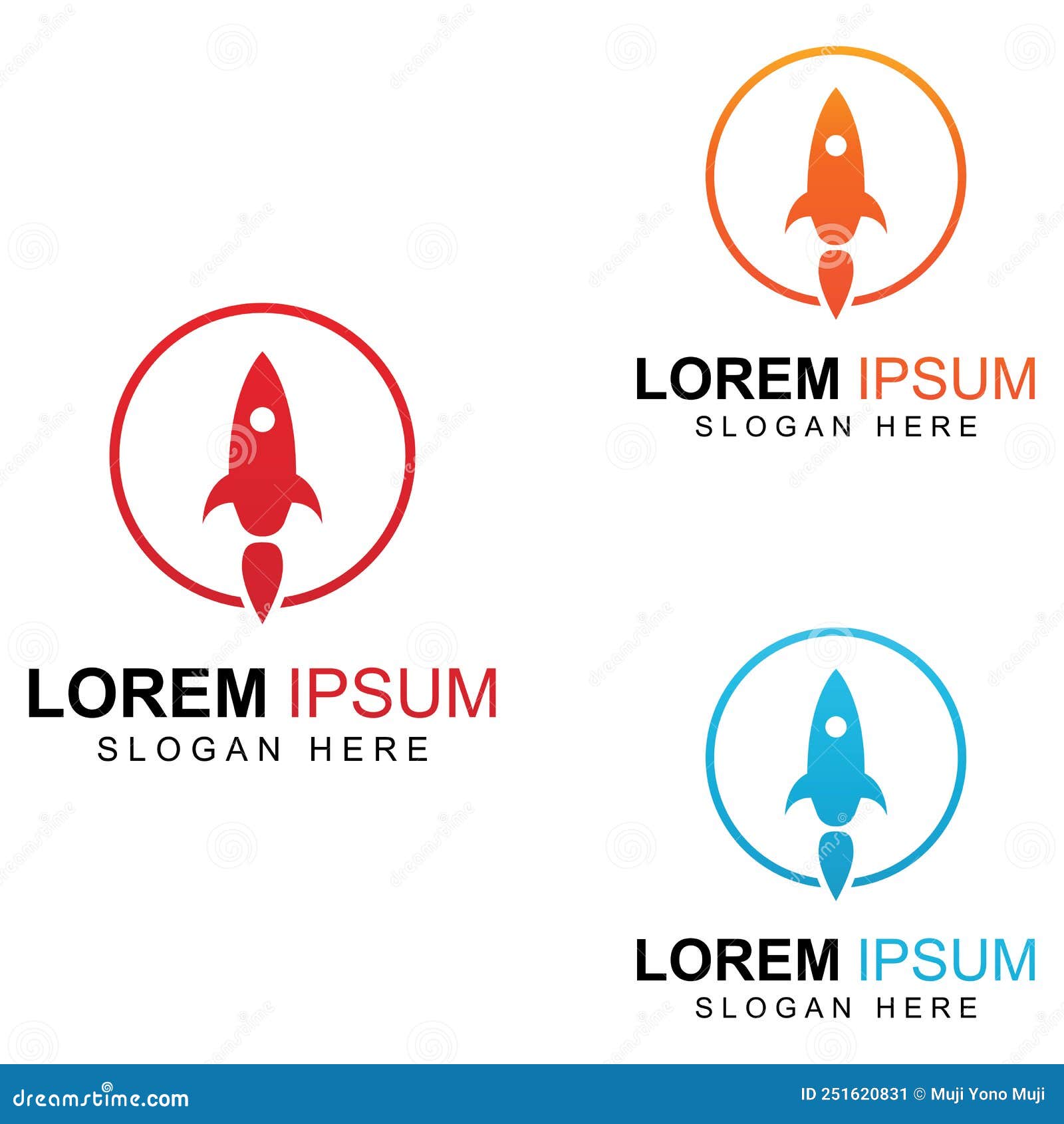 Rocket Logo and Symbol Design Vector Illustration Stock Vector ...