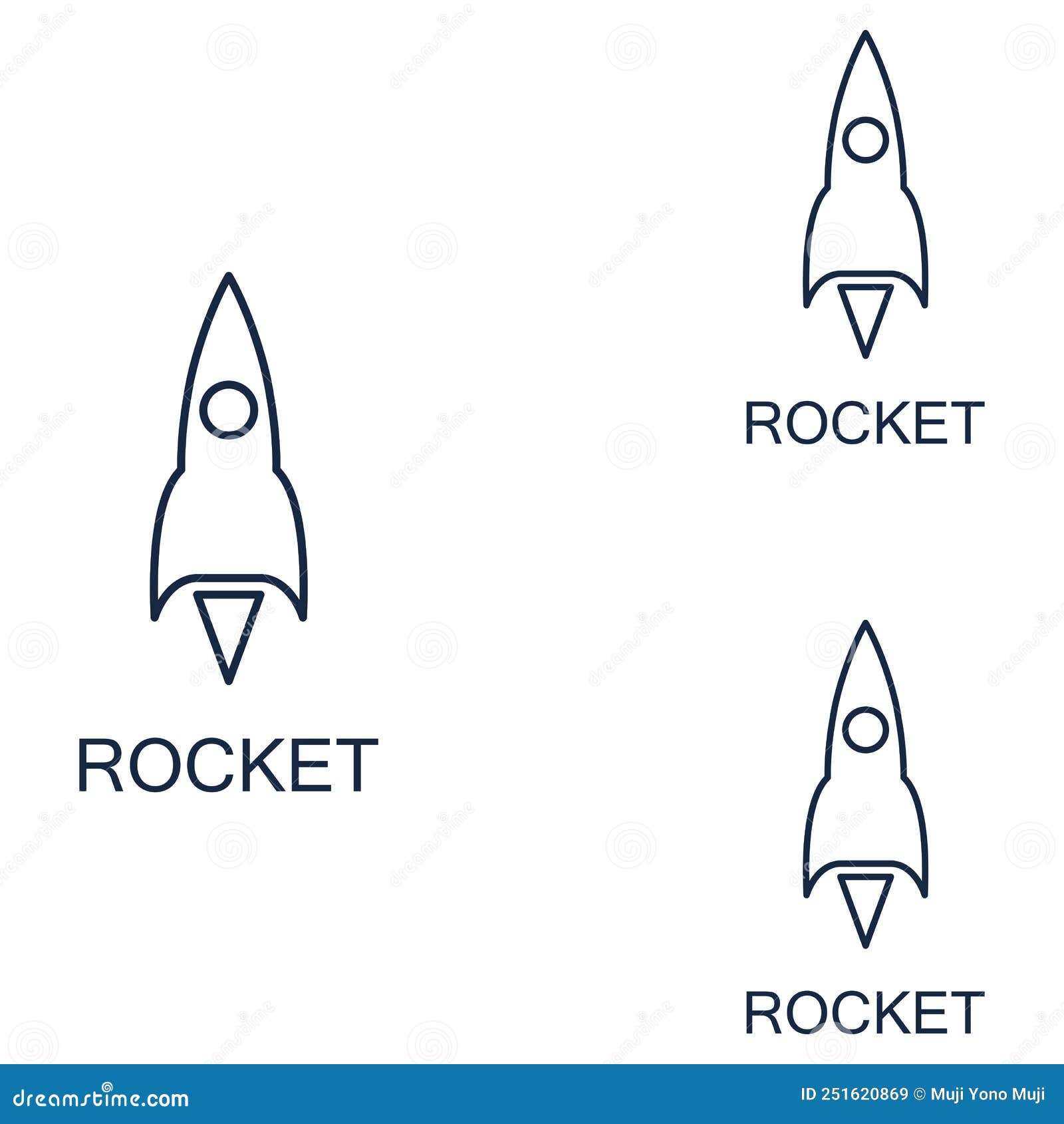 Rocket Logo and Symbol Design Vector Illustration Stock Vector ...