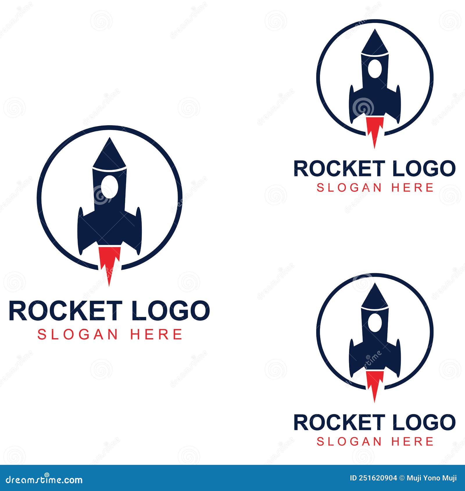 Rocket Logo and Symbol Design Vector Illustration Stock Vector ...