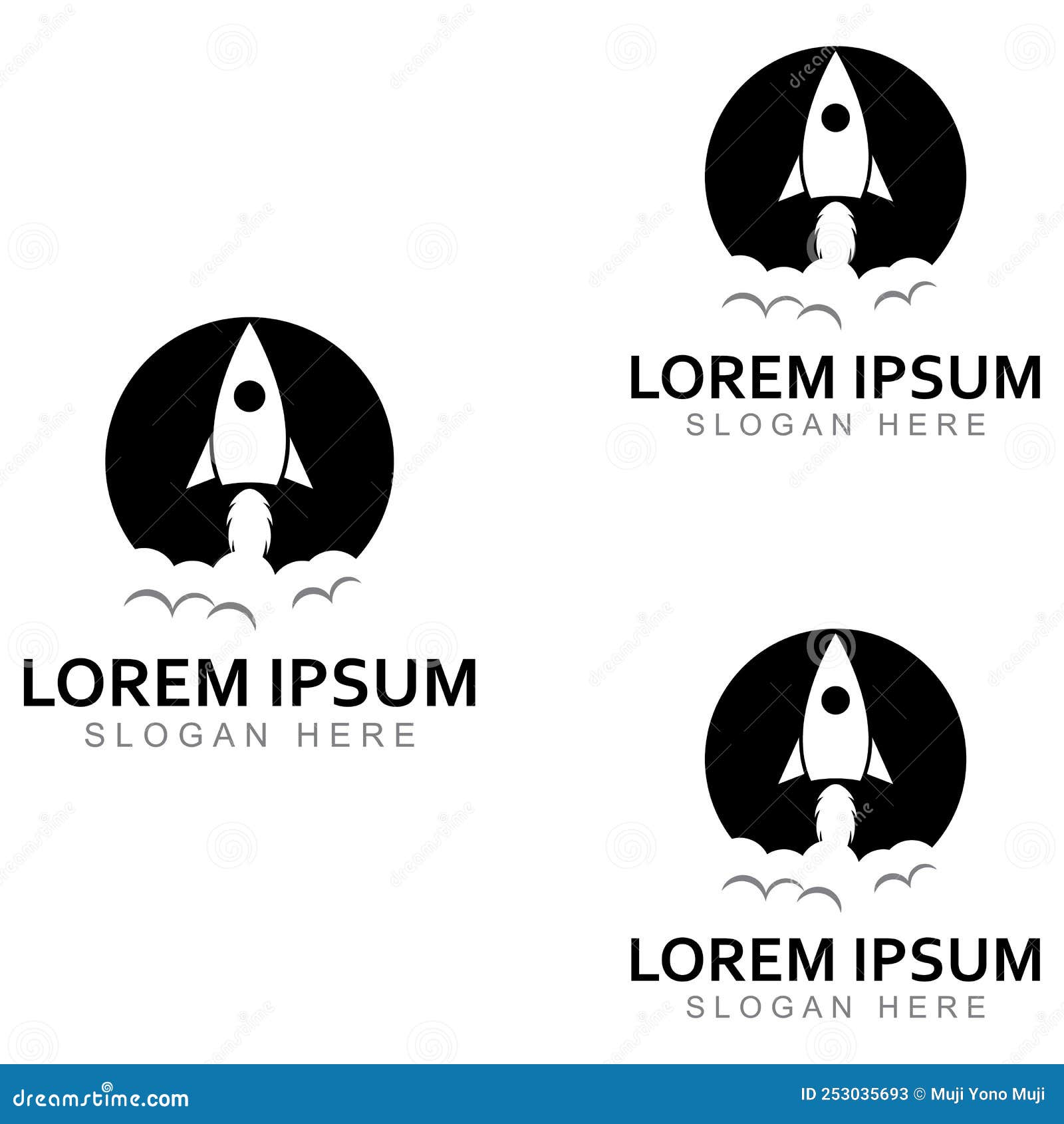 Rocket Logo and Symbol Design Vector Illustration Stock Vector ...