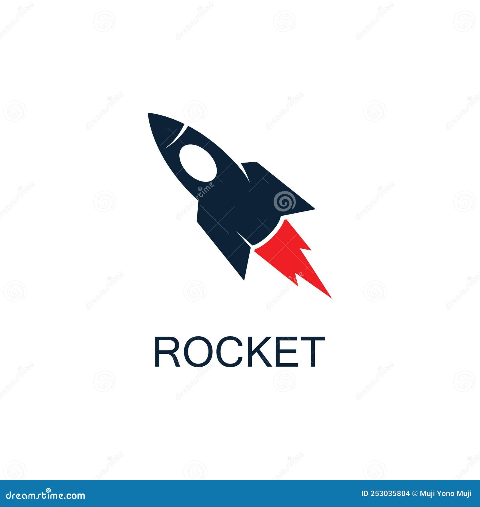Rocket Logo and Symbol Design Vector Illustration Stock Vector ...