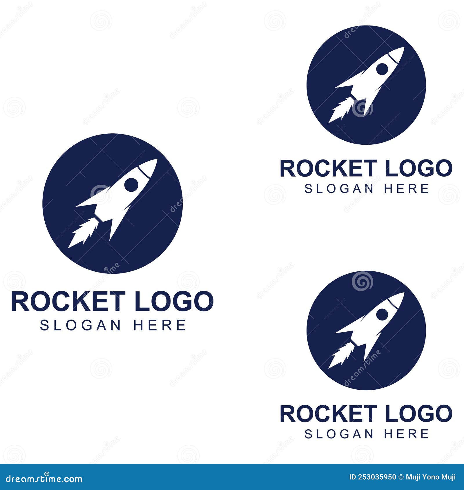 Rocket Logo and Symbol Design Vector Illustration Stock Vector ...