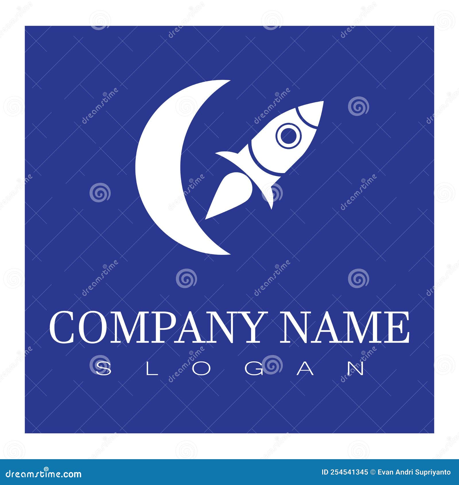 Rocket Logo Template Vector Symbol Nature Design Stock Vector ...