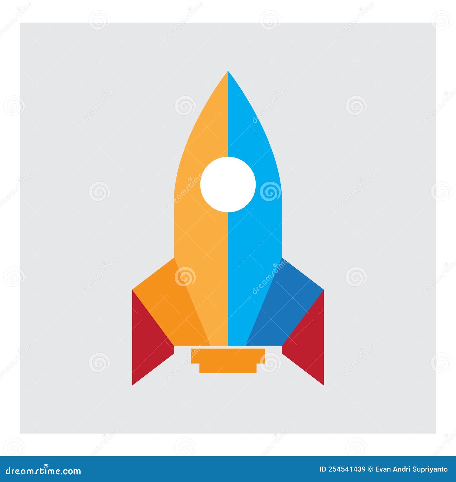 Rocket Logo Template Vector Symbol Nature Design Stock Vector ...