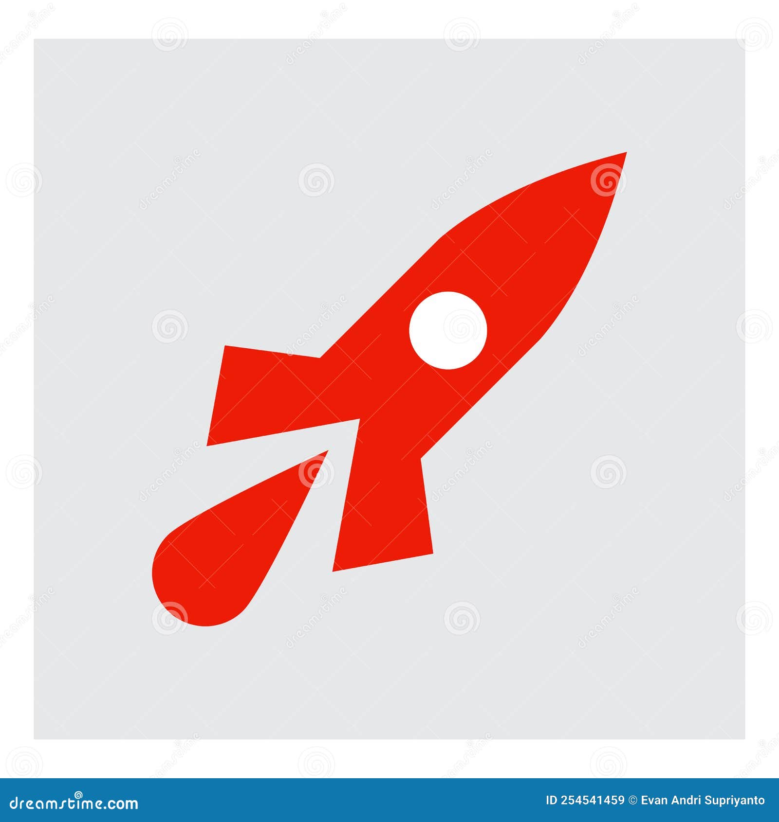 Rocket Logo Template Vector Symbol Nature Design Stock Vector ...