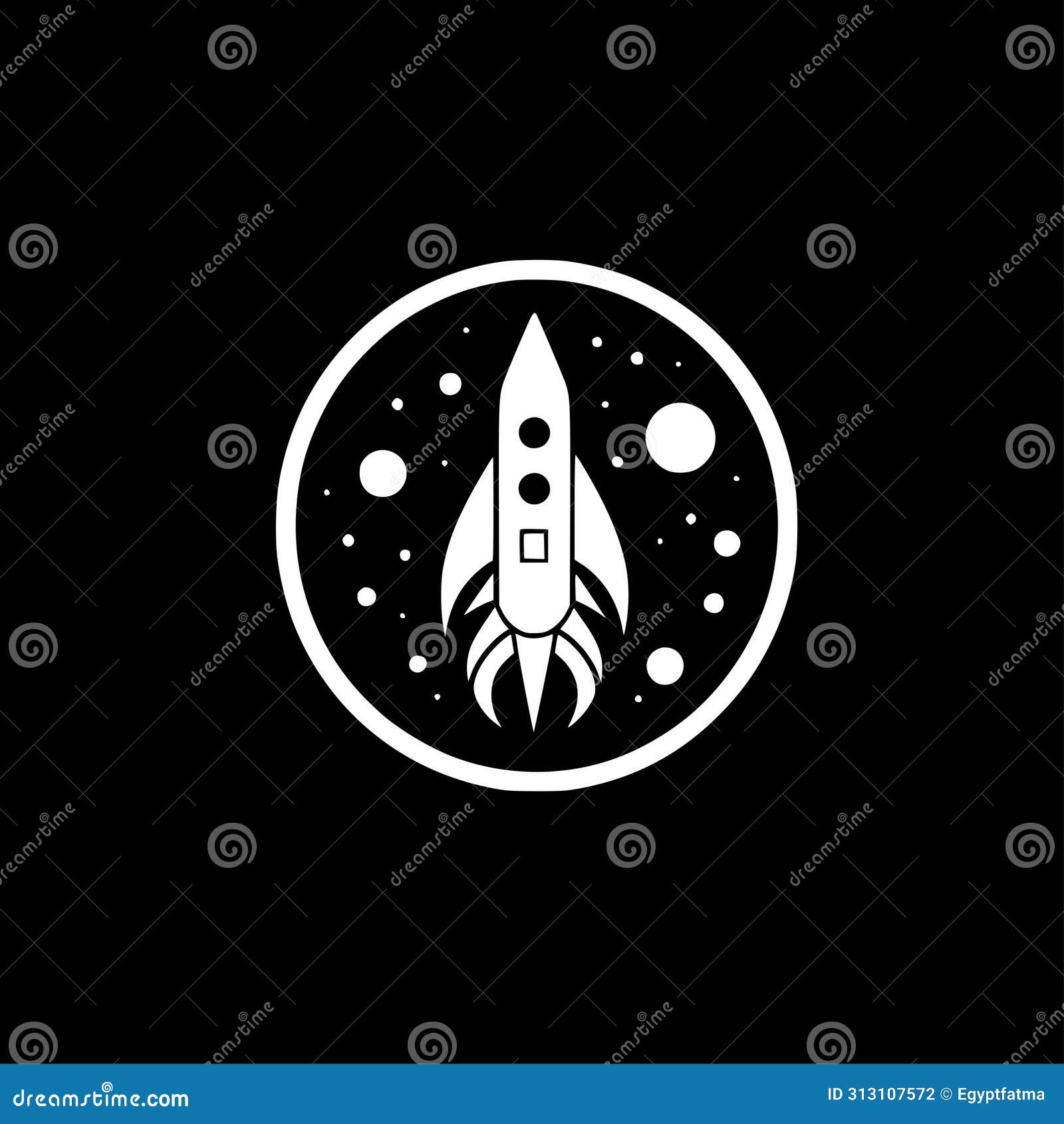 Rocket - Minimalist and Simple Silhouette - Vector Illustration Stock ...