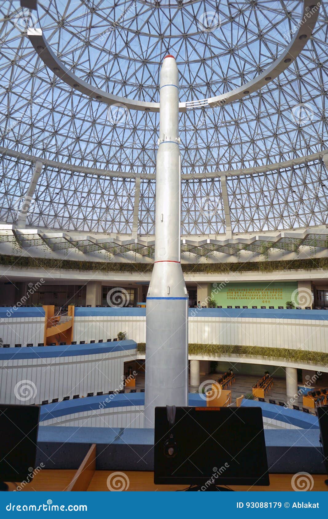 The Rocket Model in the Temple of Science and Technology. Pyongyang ...