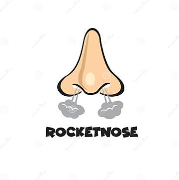 Rocket Nose Logo Design Vector Stock Vector - Illustration of modern ...