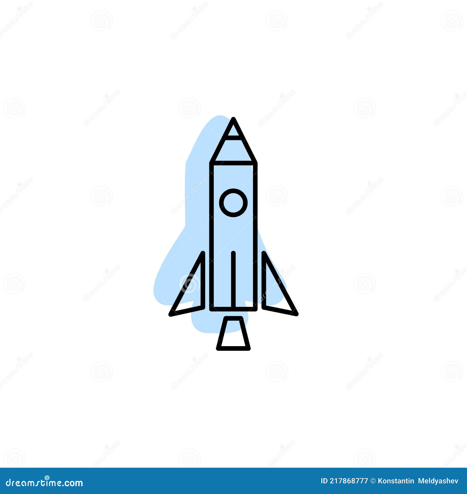 Rocket Outline Icons Collection Set. Industry Linear Symbol Pack ...
