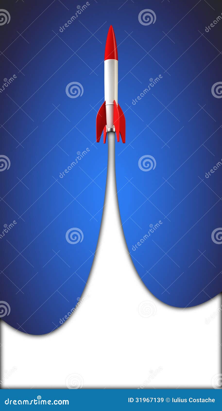 Rocket stock illustration. Illustration of path, rocket - 31967139