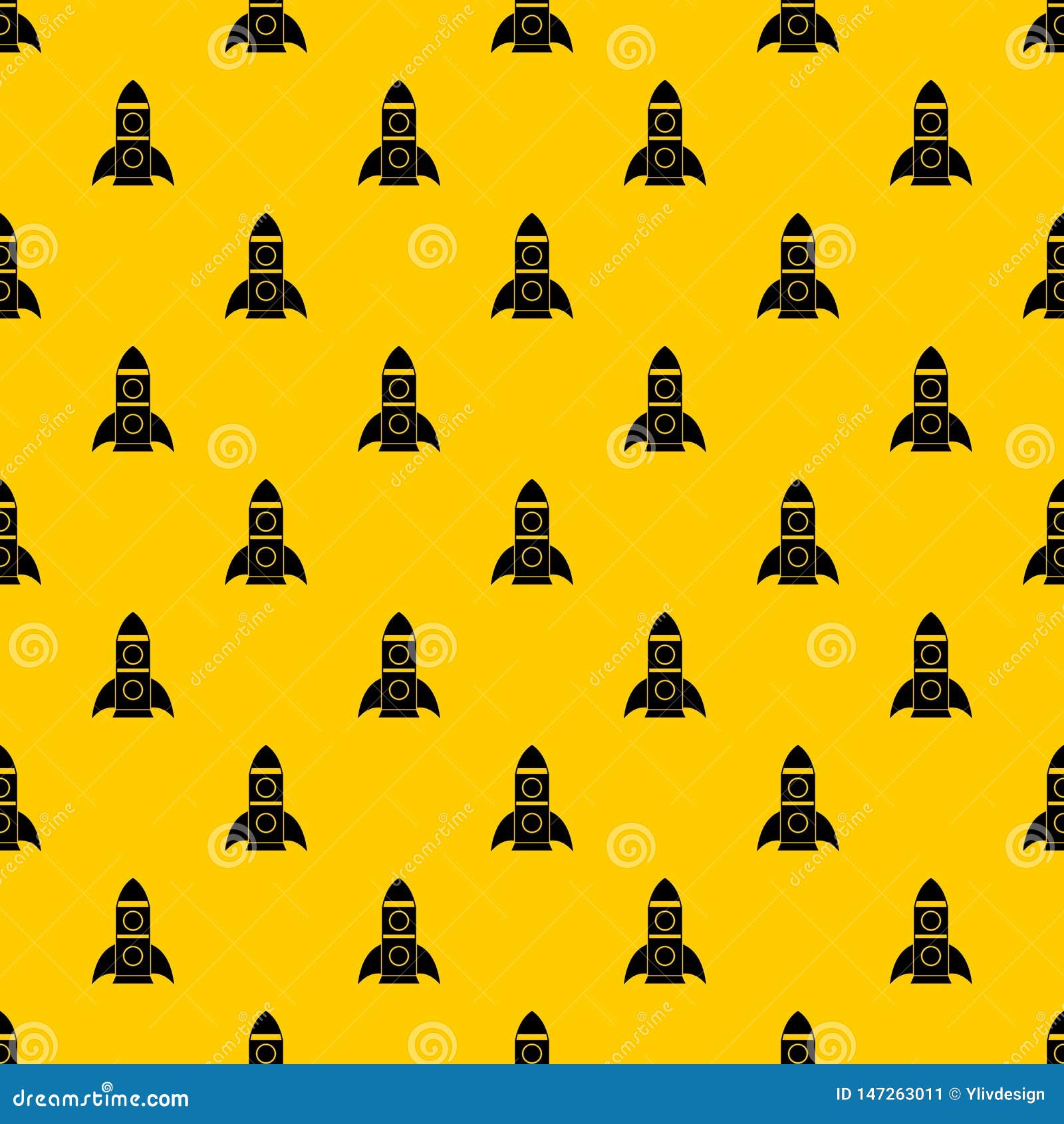 Rocket pattern vector stock vector. Illustration of clip - 147263011