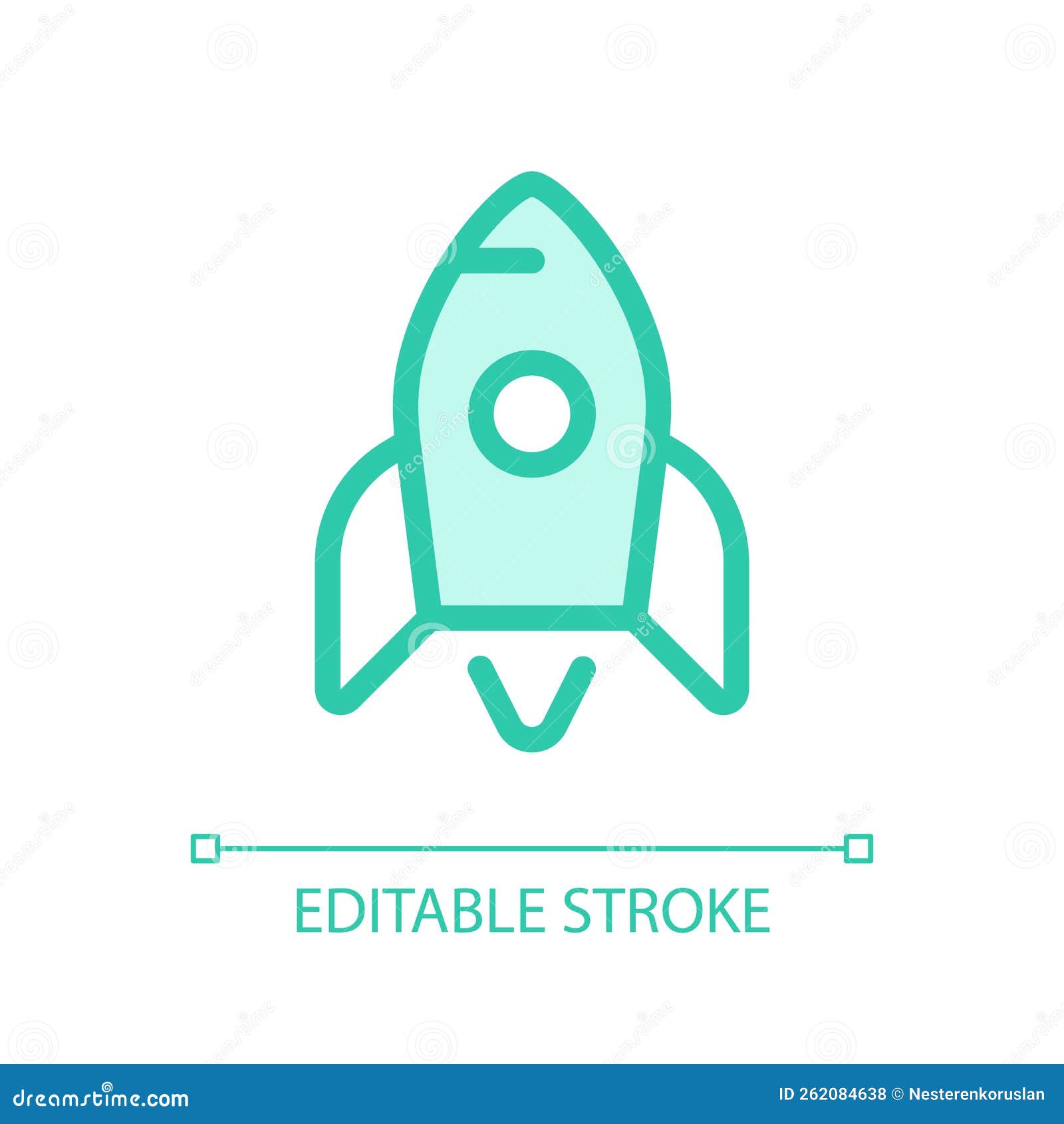 Rocket Pixel Perfect Glassmorphism Ui Icon Stock Vector - Illustration ...