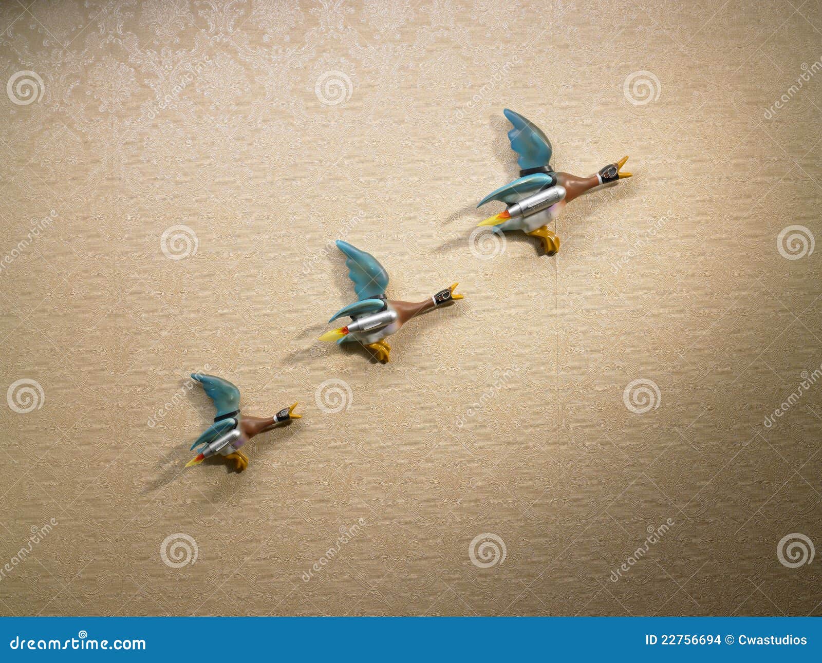 Rocket Powered Ducks stock photo. Image of rocket, ducks - 22756694