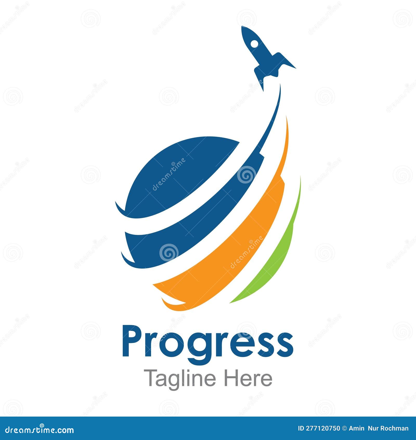 Progress Logo With Arrow Up Black Color For Growing Success Royalty ...