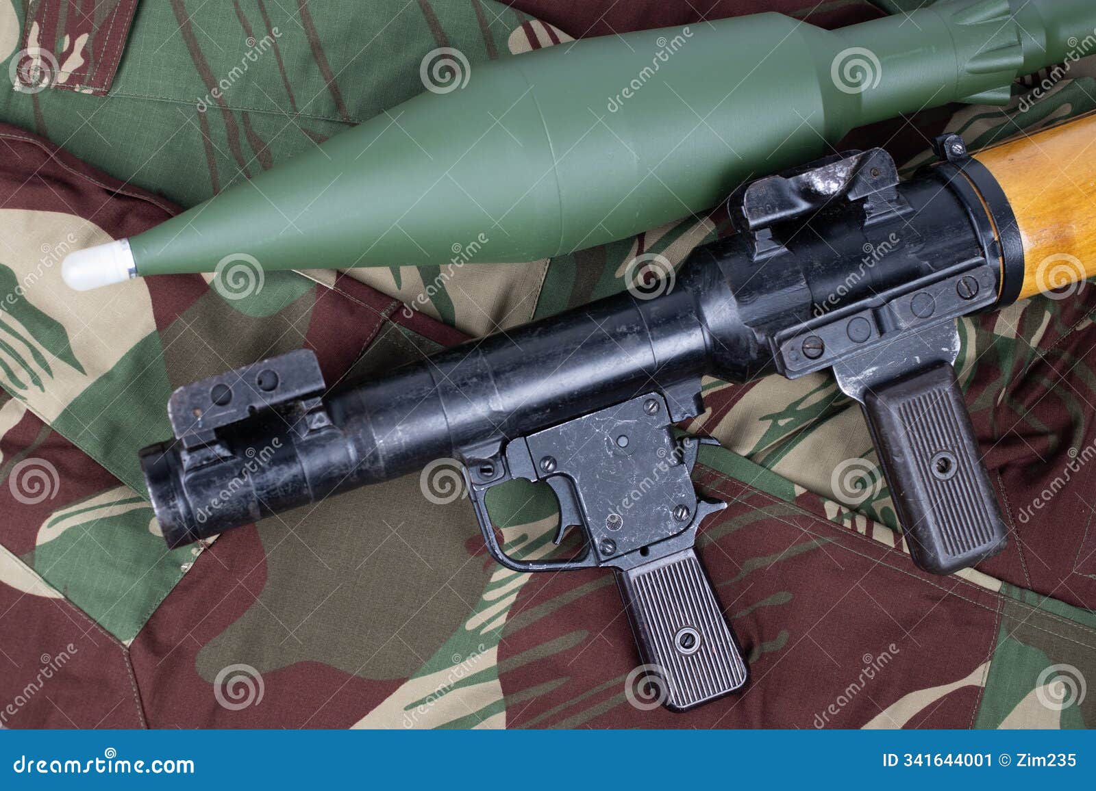 Rocket Propelled Grenade. RPG. Firearms. Colorful Image Set. RPG Anti ...
