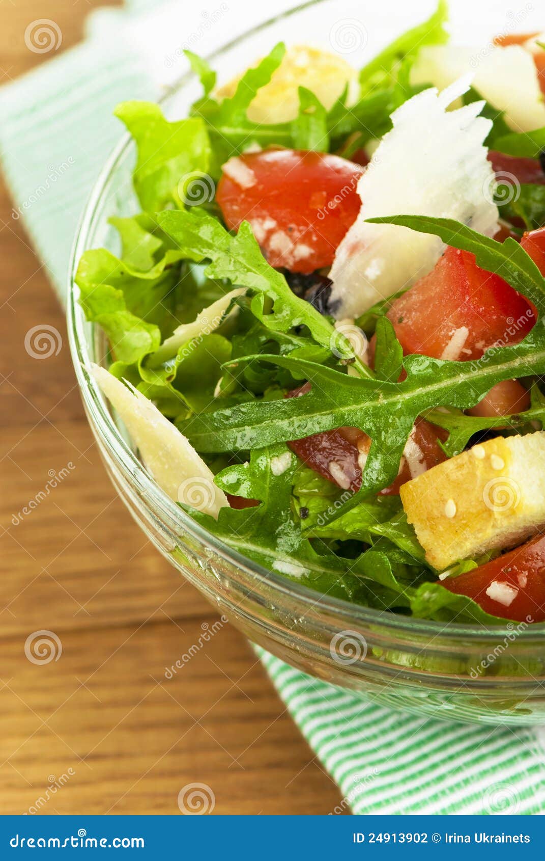 Rocket salad stock photo. Image of food, close, garnish - 24913902