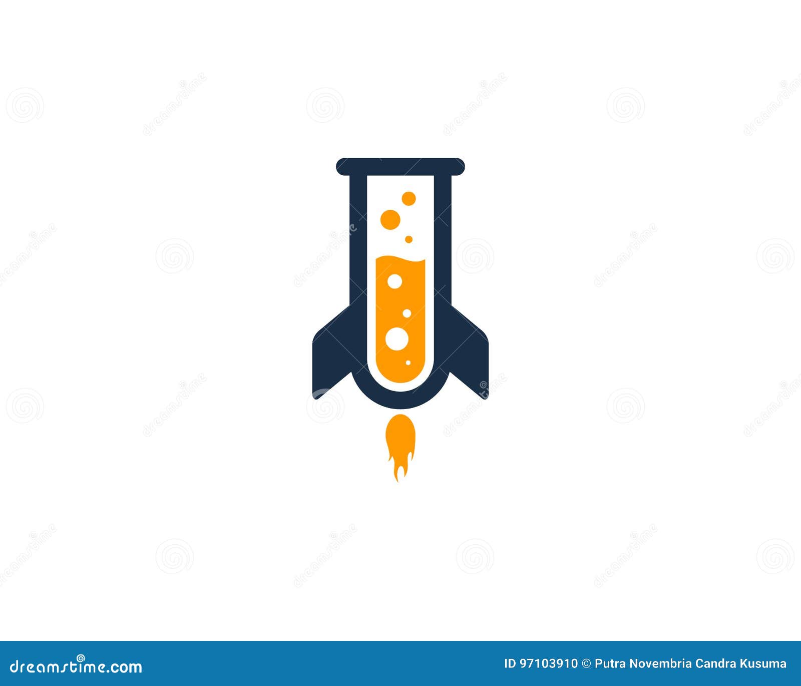 Rocket Science Lab Icon Logo Design Element Stock Vector - Illustration ...
