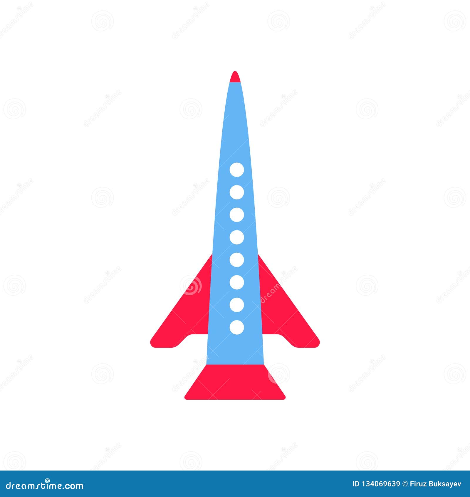 Rocket Ship Icon Vector Sign and Symbol Isolated on White Background ...