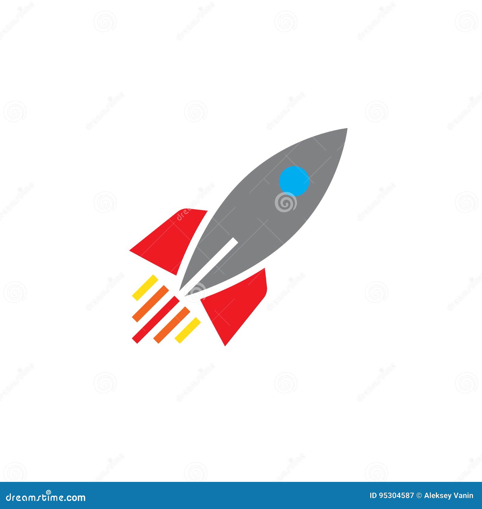 Rocket Ship Icon Vector, Solid Logo, Pictogram Isolated on White Stock ...