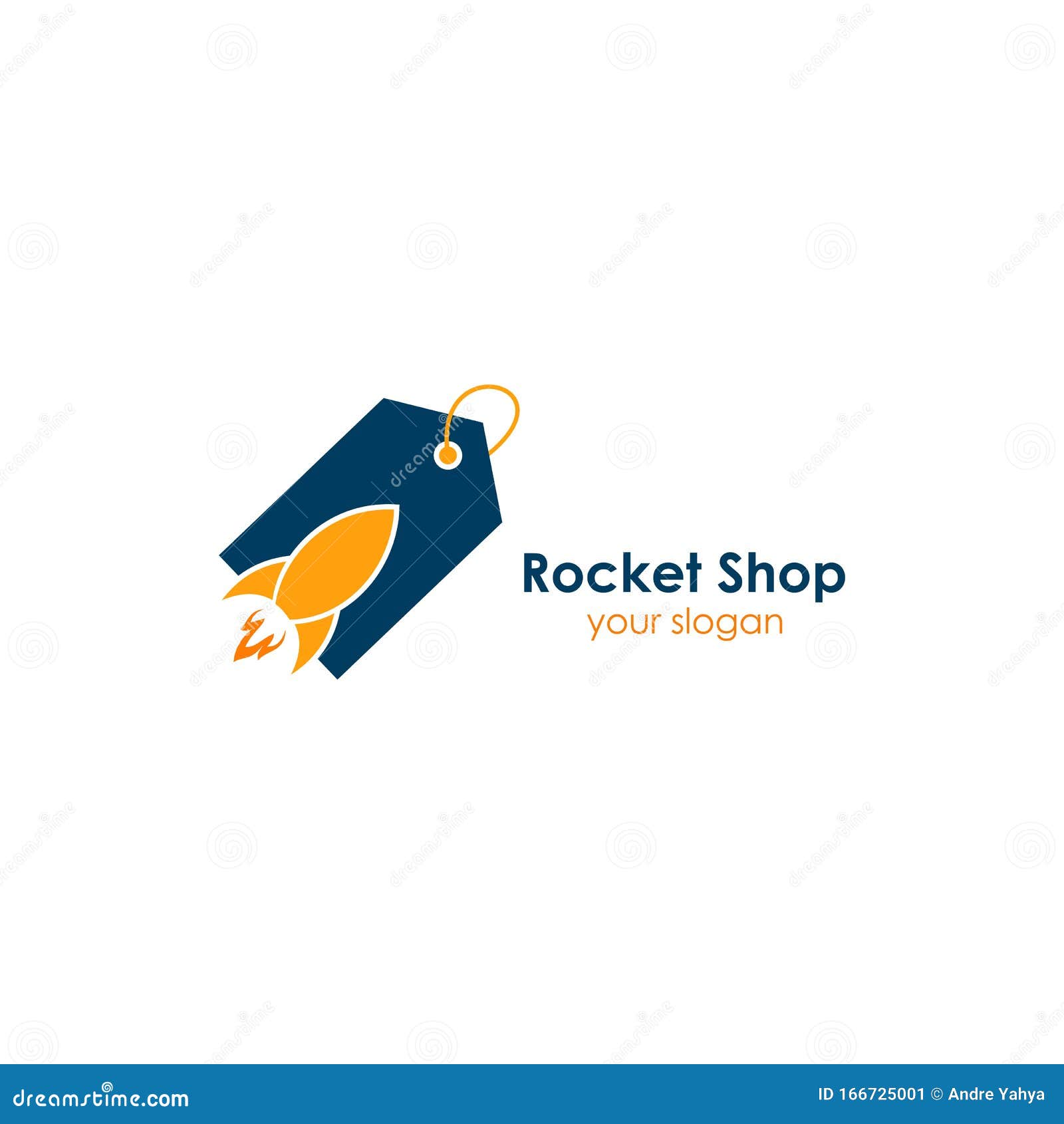 Rocket shop logo template stock illustration. Illustration of concept ...