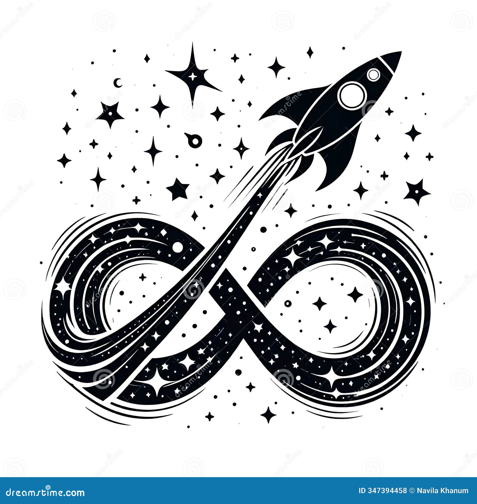 Flying Upward Igniting Star Symbol Cartoon Vector | CartoonDealer.com ...