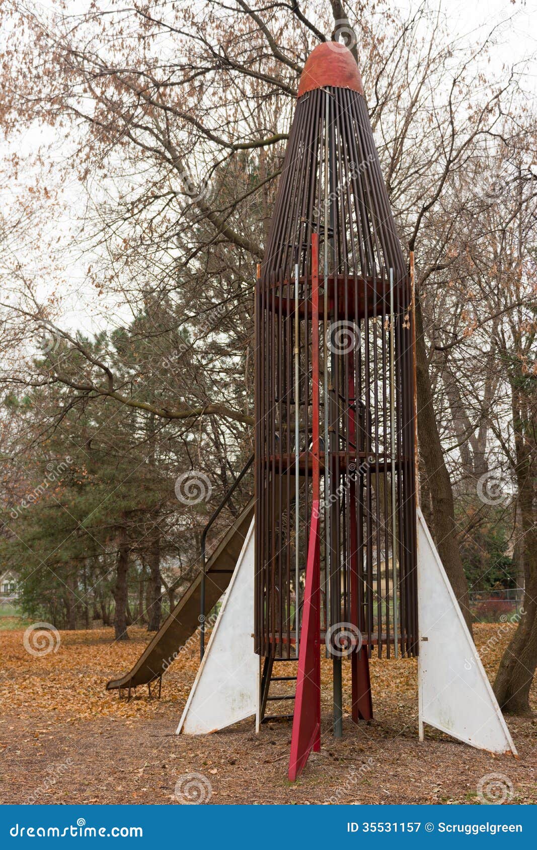 Rocket Slide stock image. Image of happiness, ground - 35531157
