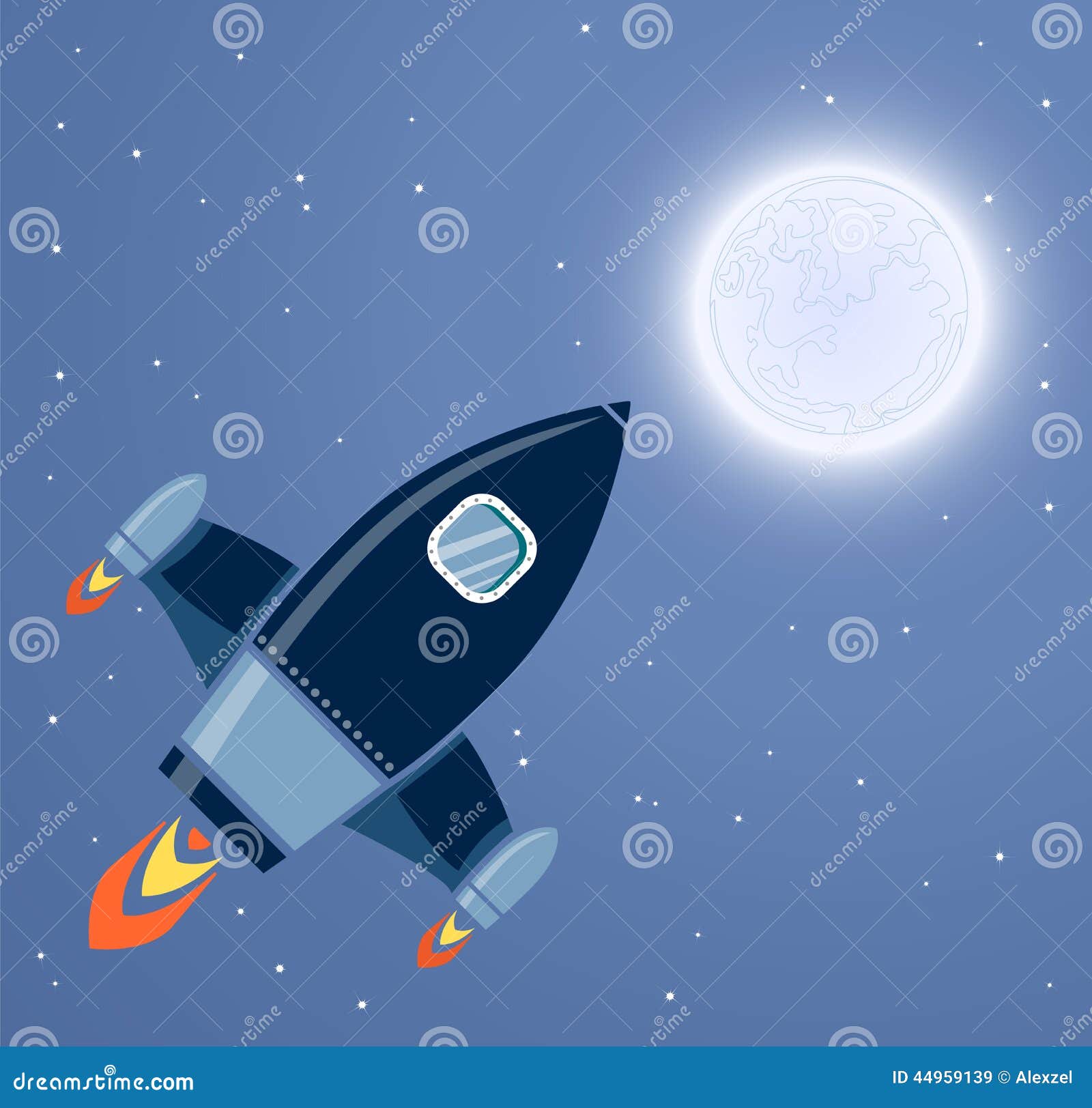 Rocket Space stock vector. Illustration of rocketship - 44959139