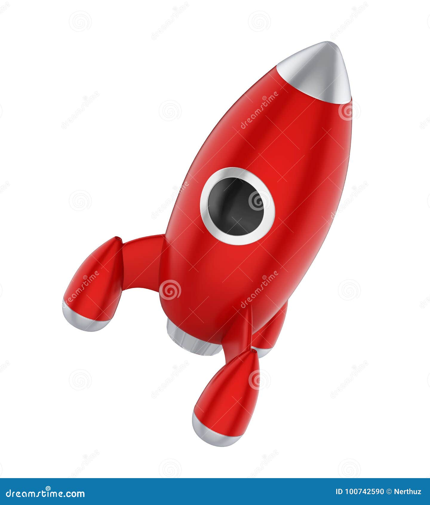 Rocket Space Ship Isolated stock illustration. Illustration of ...
