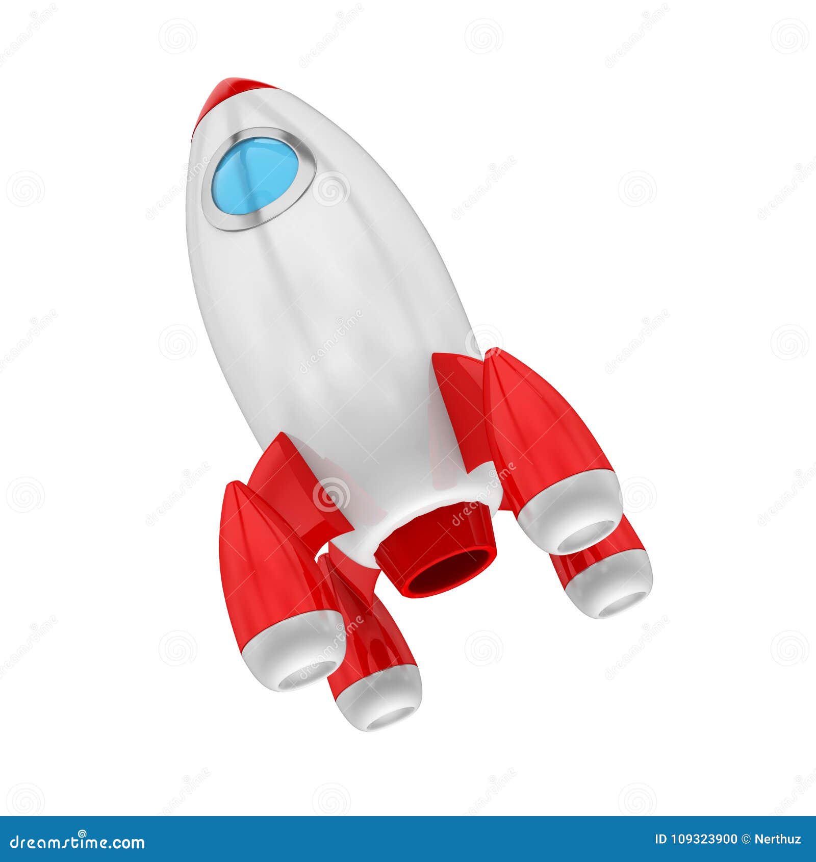 Rocket Space Ship Isolated stock illustration. Illustration of ...