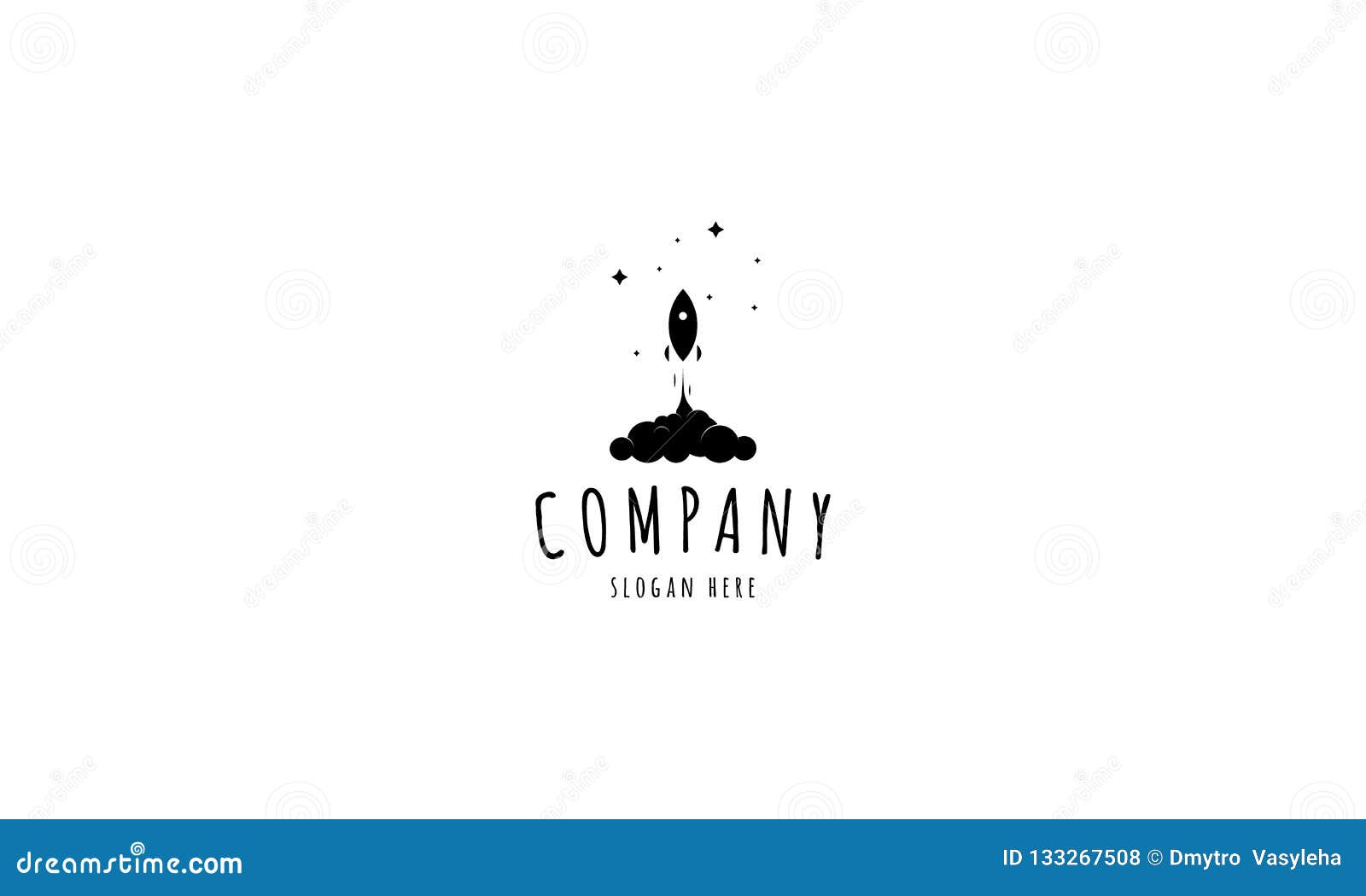 Rocket Take Off logo stock vector. Illustration of plan - 133267508