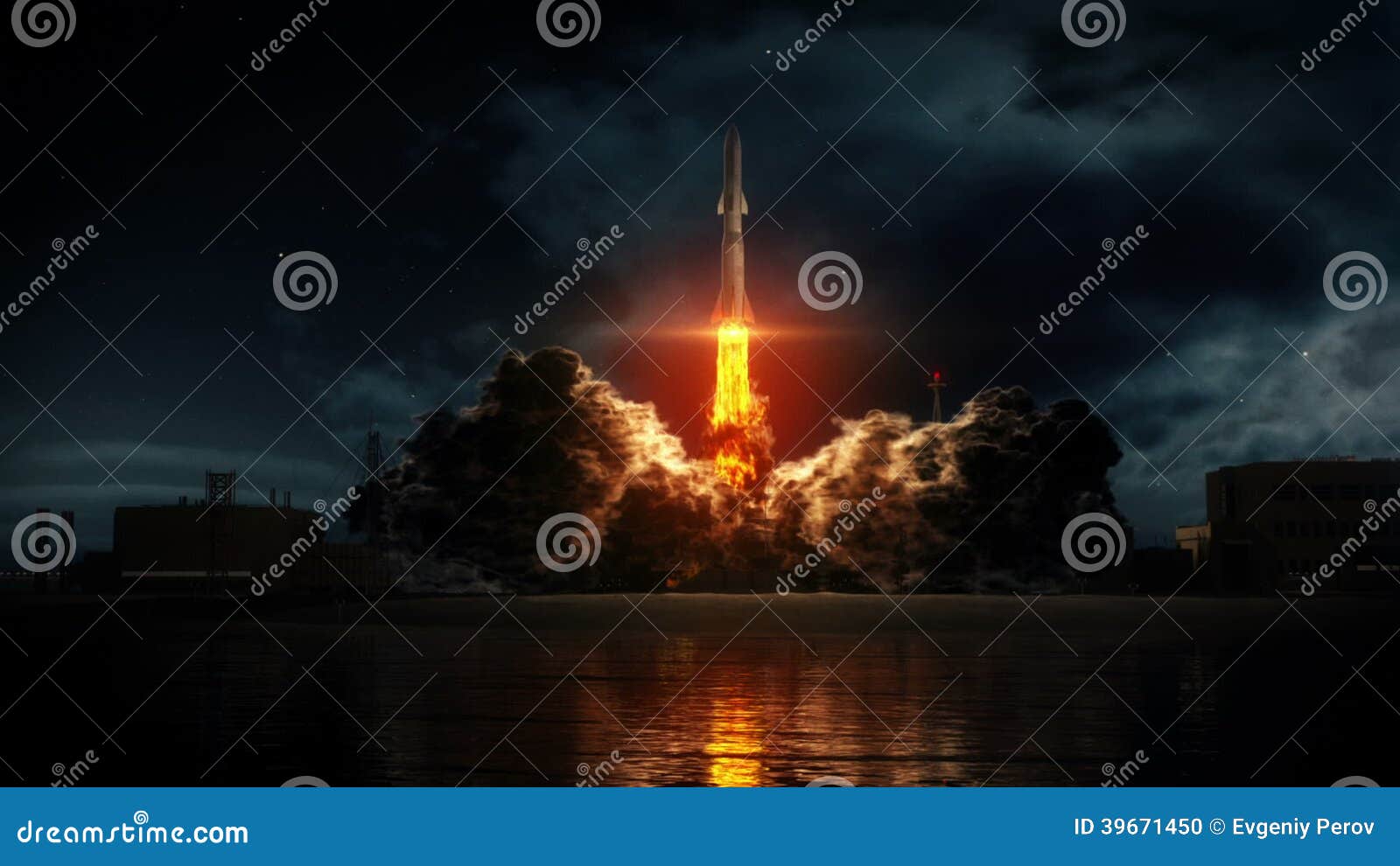 Rocket Takeoff stock footage. Video of flying, painting - 39671450
