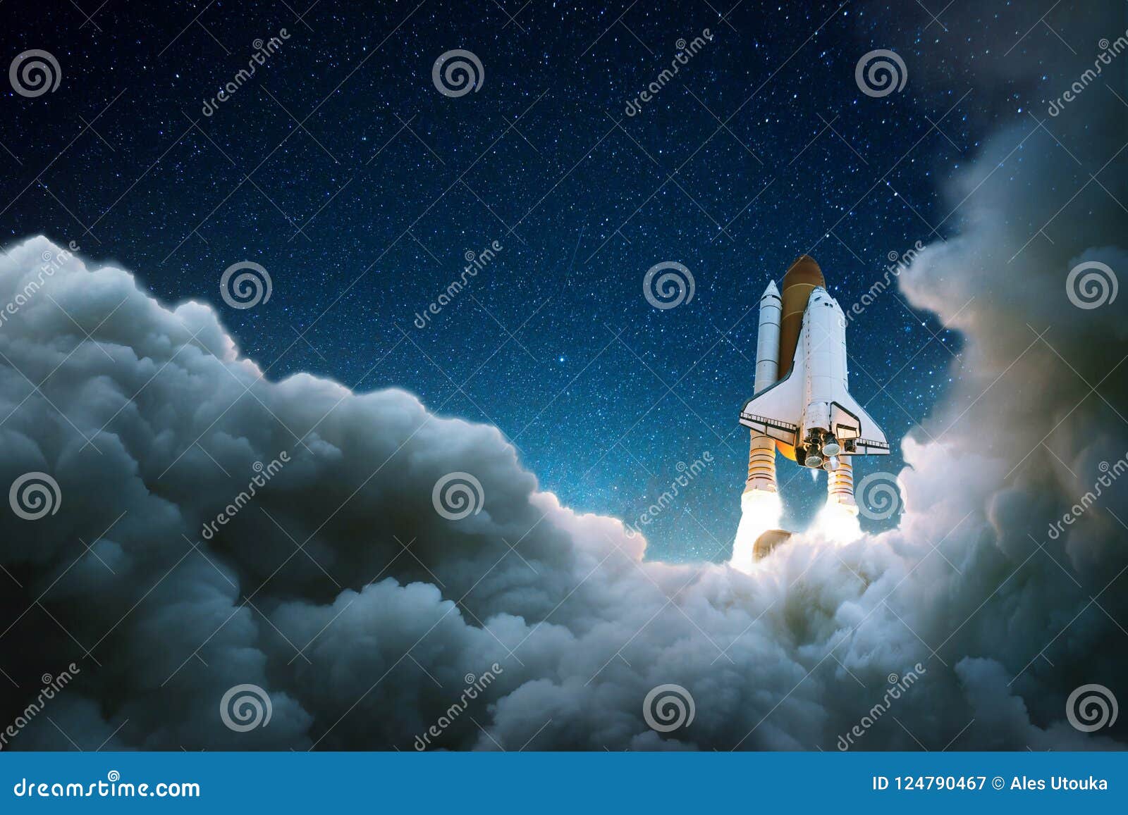 Rocket Takes Off in the Starry Sky. Editorial Photography - Image of ... Rocket Takes Off in the Starry Sky. Editorial Photography - Image of ...