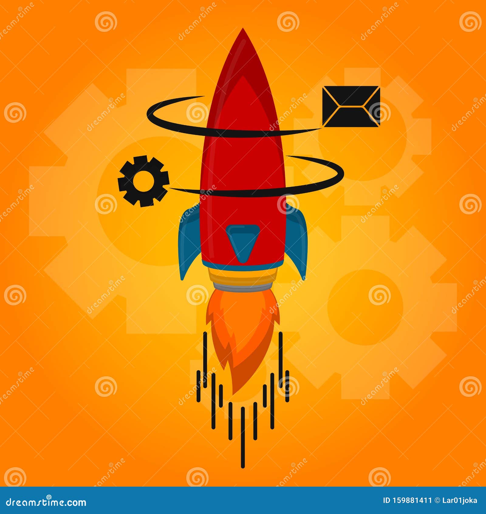 Startup image illustration stock vector. Illustration of project ...