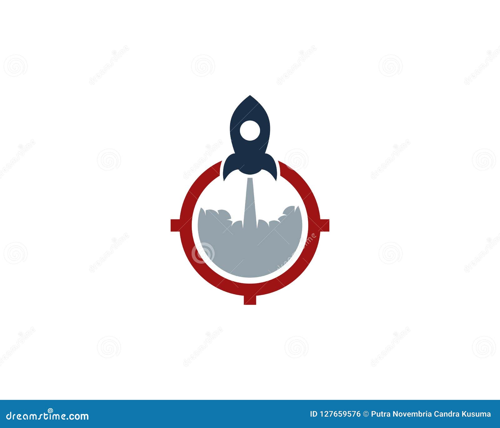 Rocket Target Logo Icon Design Ilustración del Vector - Ilustración de ...