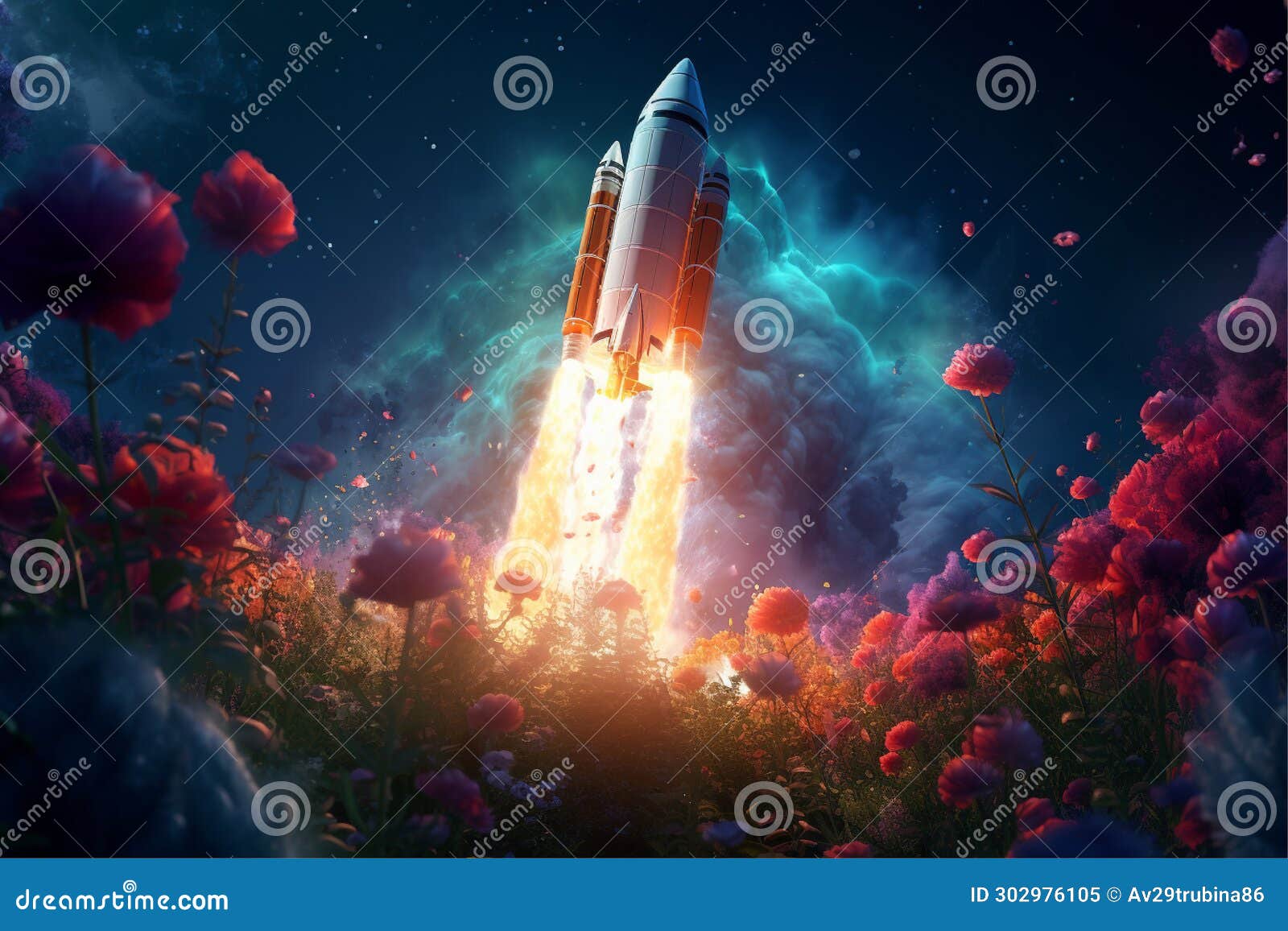 Rocket technology science stock illustration. Illustration of science ...