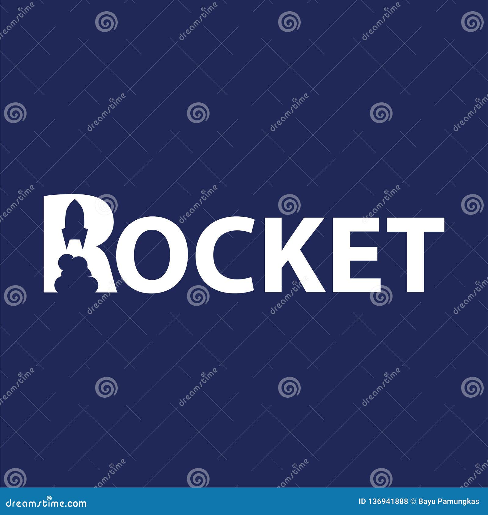 Rocket Text Logotype Logo Icon Vector Template Stock Vector ...