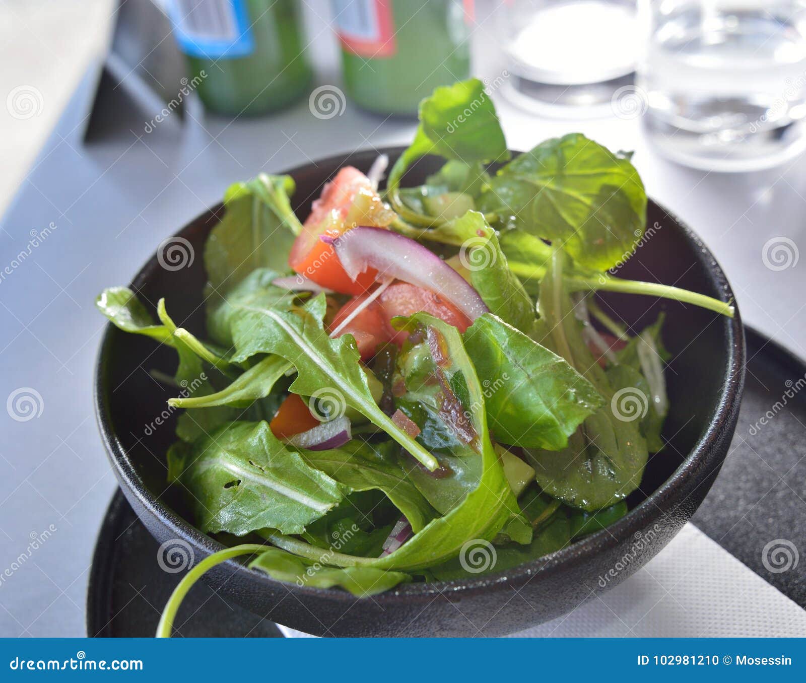 Rocket veggie salad stock photo. Image of japanese, beverage - 102981210